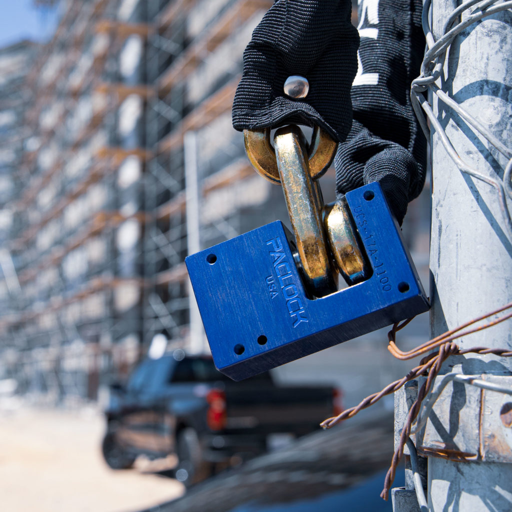 Hidden-Shackle Stainless Steel Cone-Shaped Hockey-Puck and Hasp Combo ...